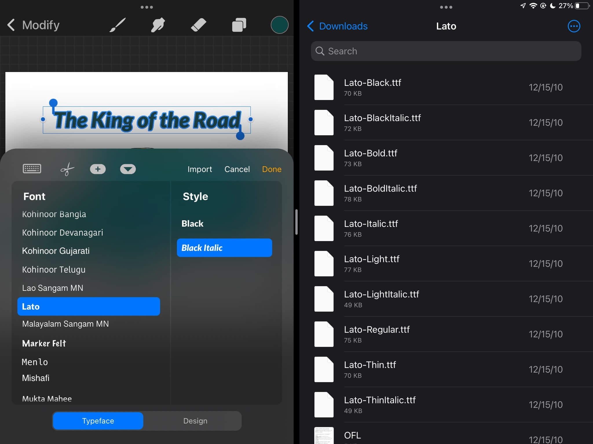 How To Add Fonts To Procreate Procreate courses